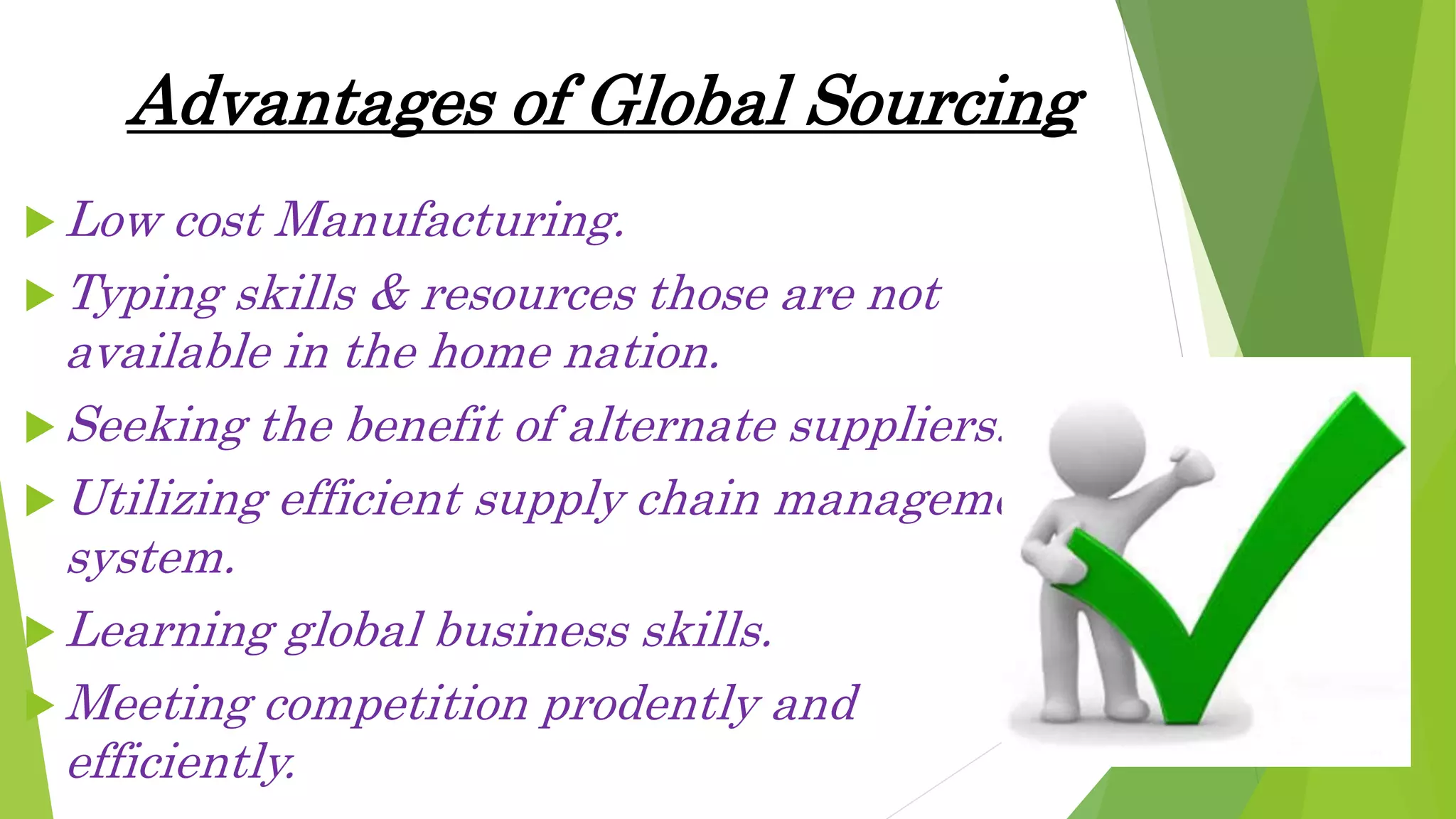 GLOBAL SOURCING AND PRODUCTION SHARING & Growing Economic power of ...