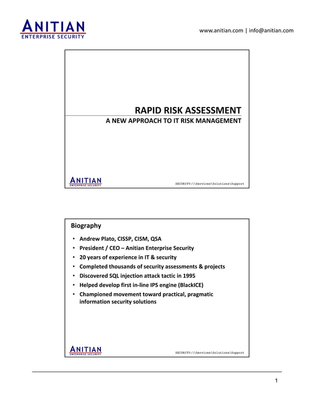 Rapid Risk Assessment | PDF