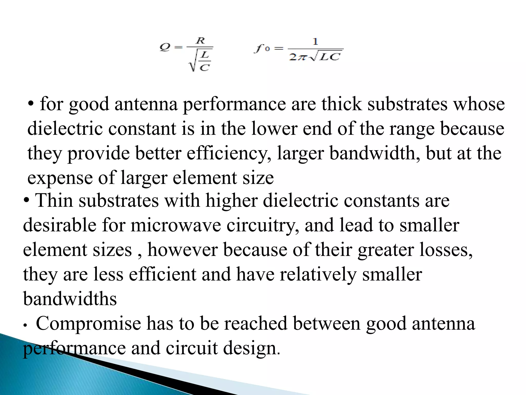 Basics of Patch antenna | PPTX
