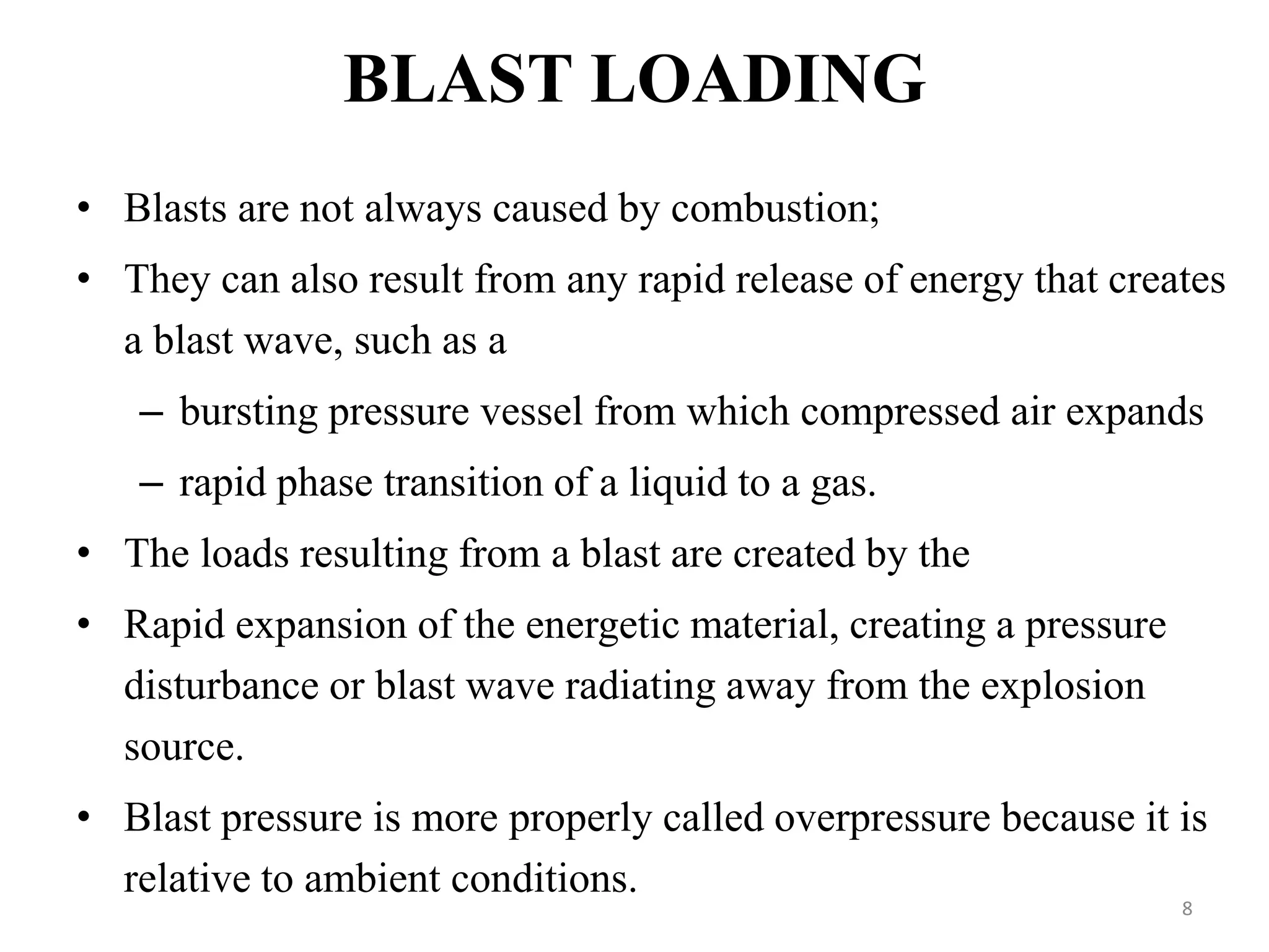 blast resistant structures | PPTX