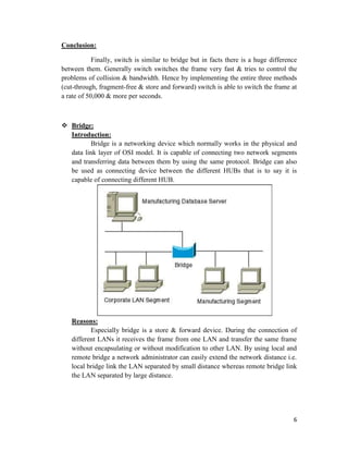Networking Devices & Its Advantages and Disadvantages | DOCX