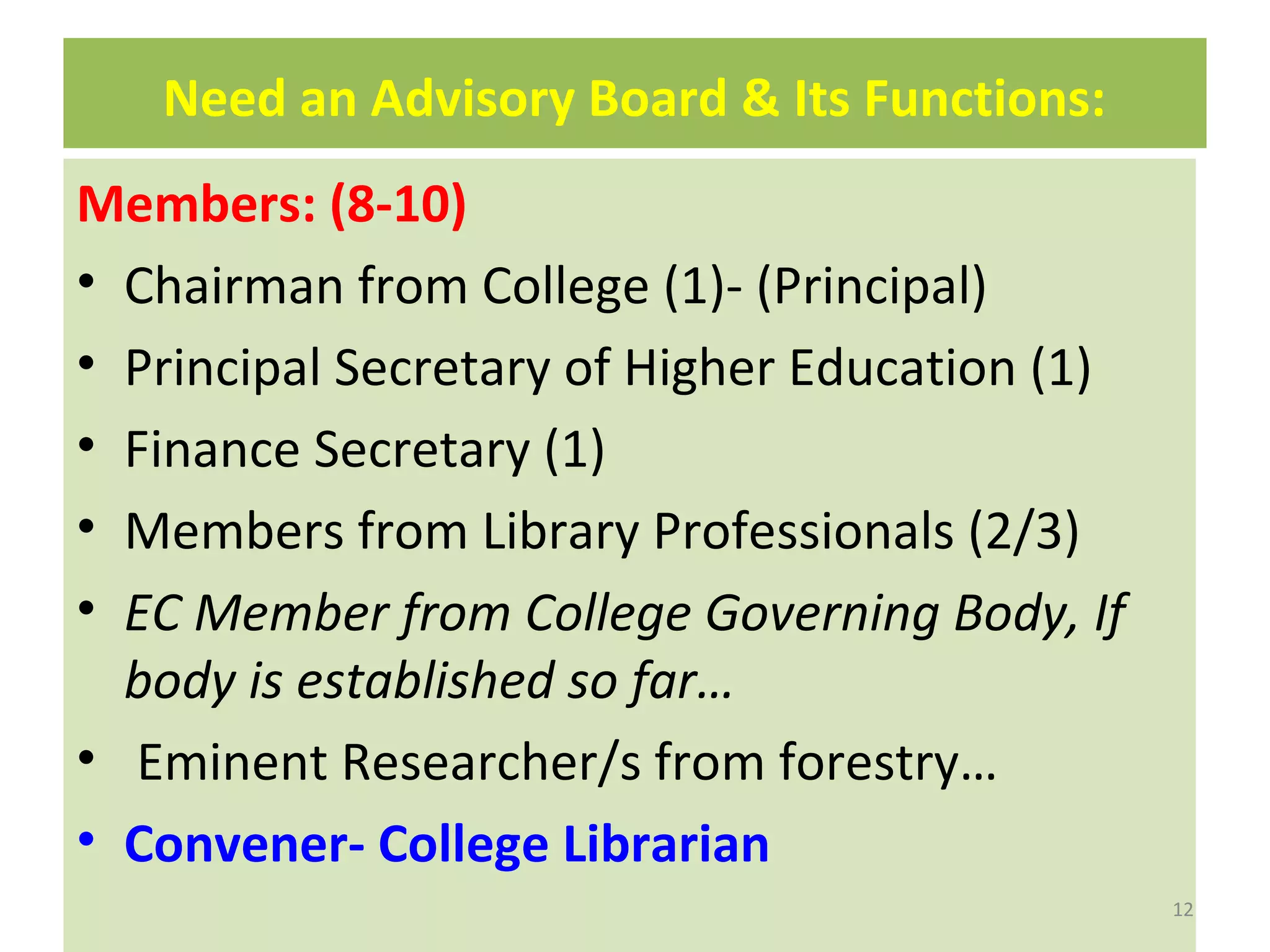 HOW TO BUILDUP WORLD-CLASS LIBRARY? A PROPOSAL | PPT