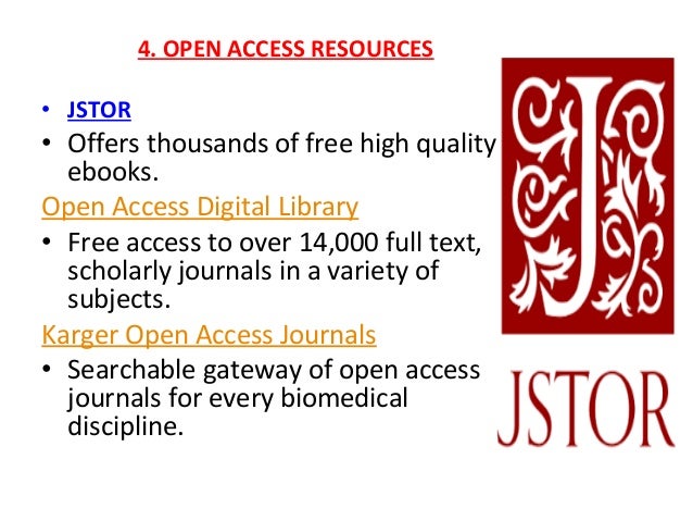 OPEN ACCESS RESOURCES