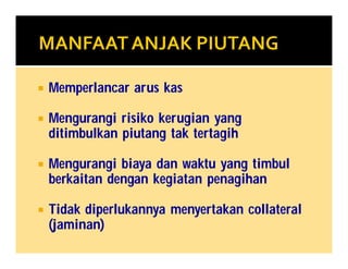 Anjak piutang | PDF