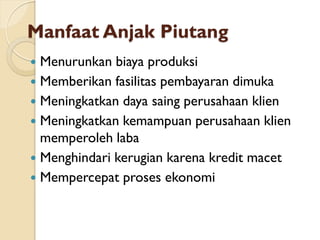 Anjak Piutang | PDF