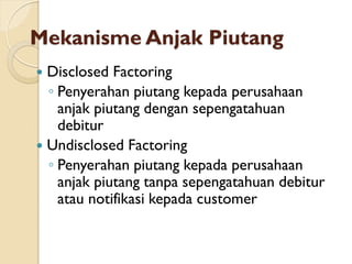 Anjak Piutang | PDF