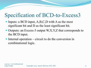 Combinational logic circuits | PPT