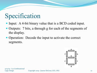 Combinational logic circuits | PPT