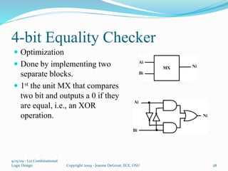 Combinational logic circuits | PPT