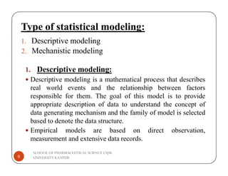 Statistical modeling in pharmaceutical research and development. | PDF