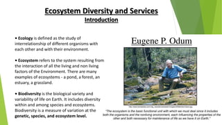 Anjali Pptx A Ppt On Ecosystem Diversity And Services Pptx