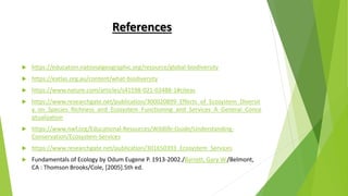 Anjali Pptx A Ppt On Ecosystem Diversity And Services Pptx