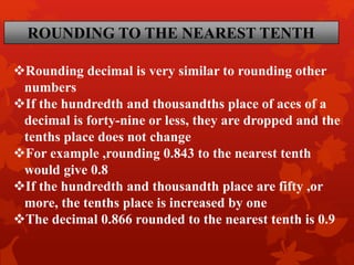 Anjali DECIMALS | PPT