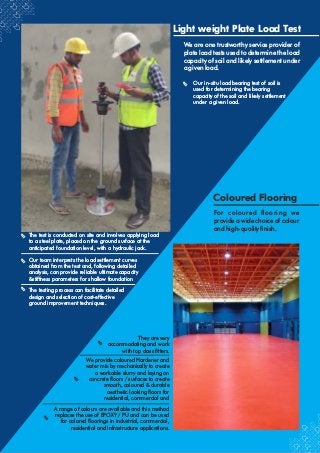 Brochure of Flooring Contractor in India | PDF