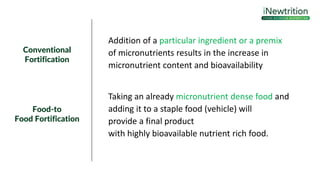 Food-to-food fortification- Benefits and Constraints | PPTX