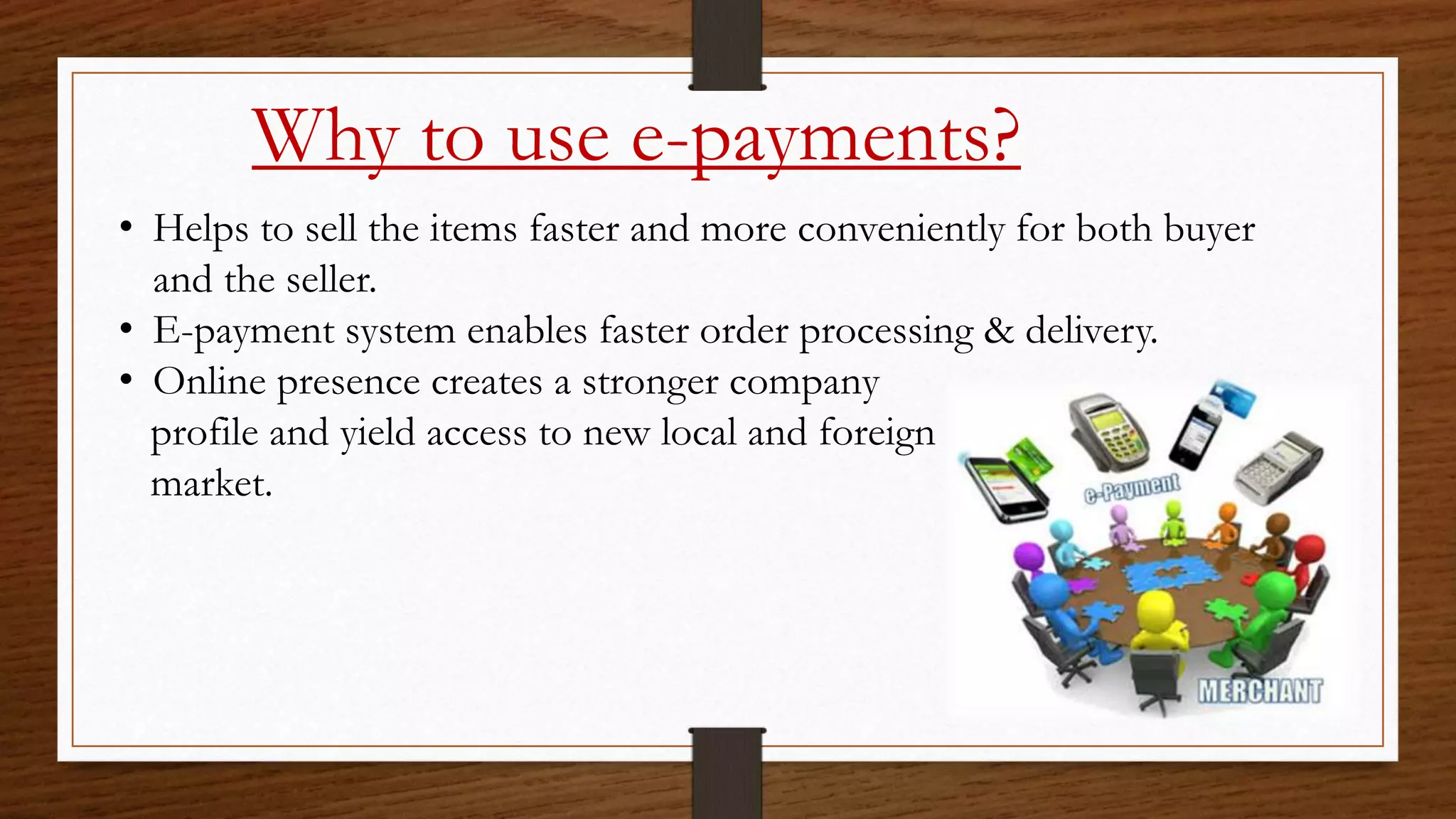 Risks involved in E-payment | PPTX