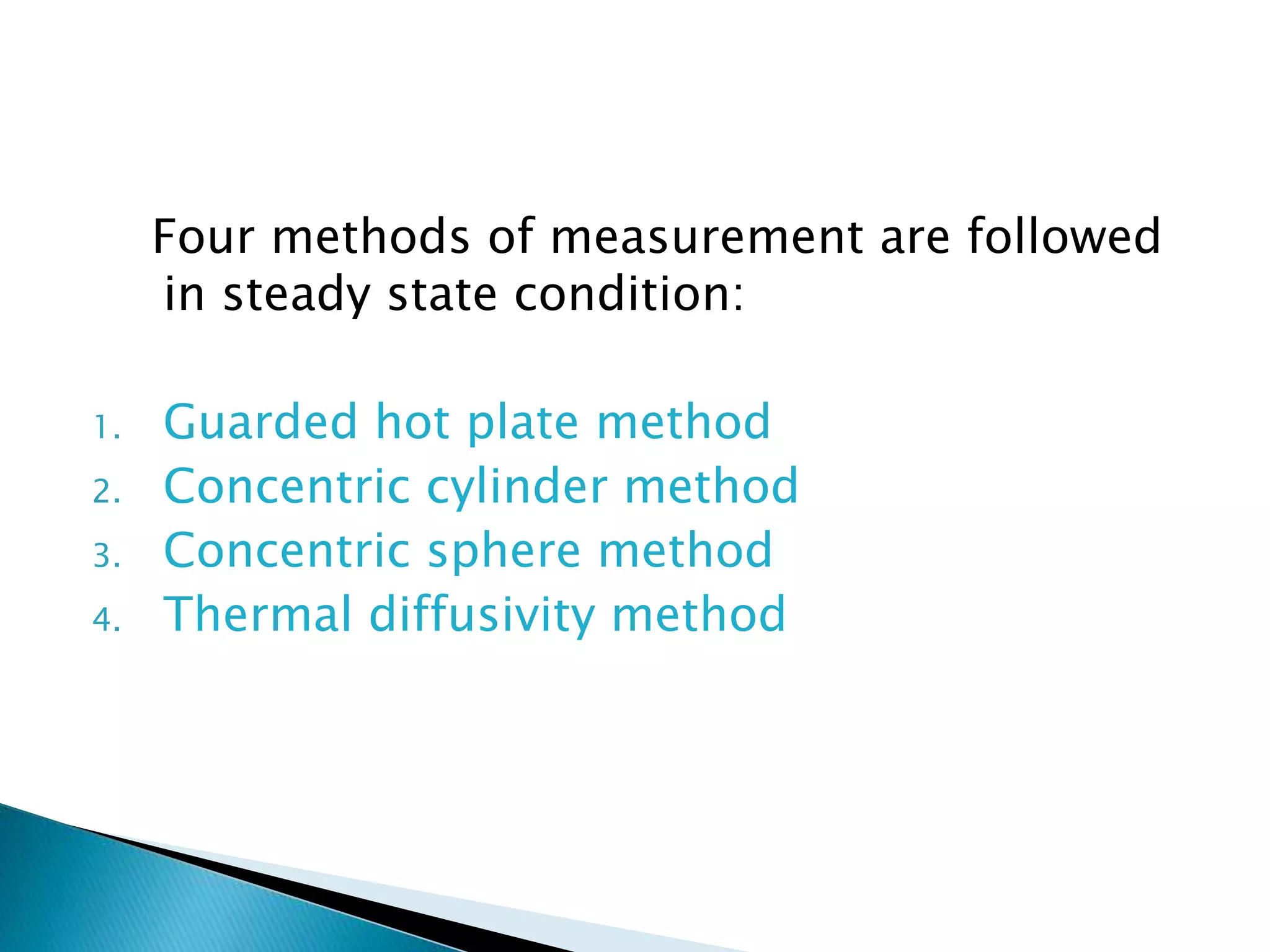 Determination Of Thermal Conductivity Pptx Physics Science