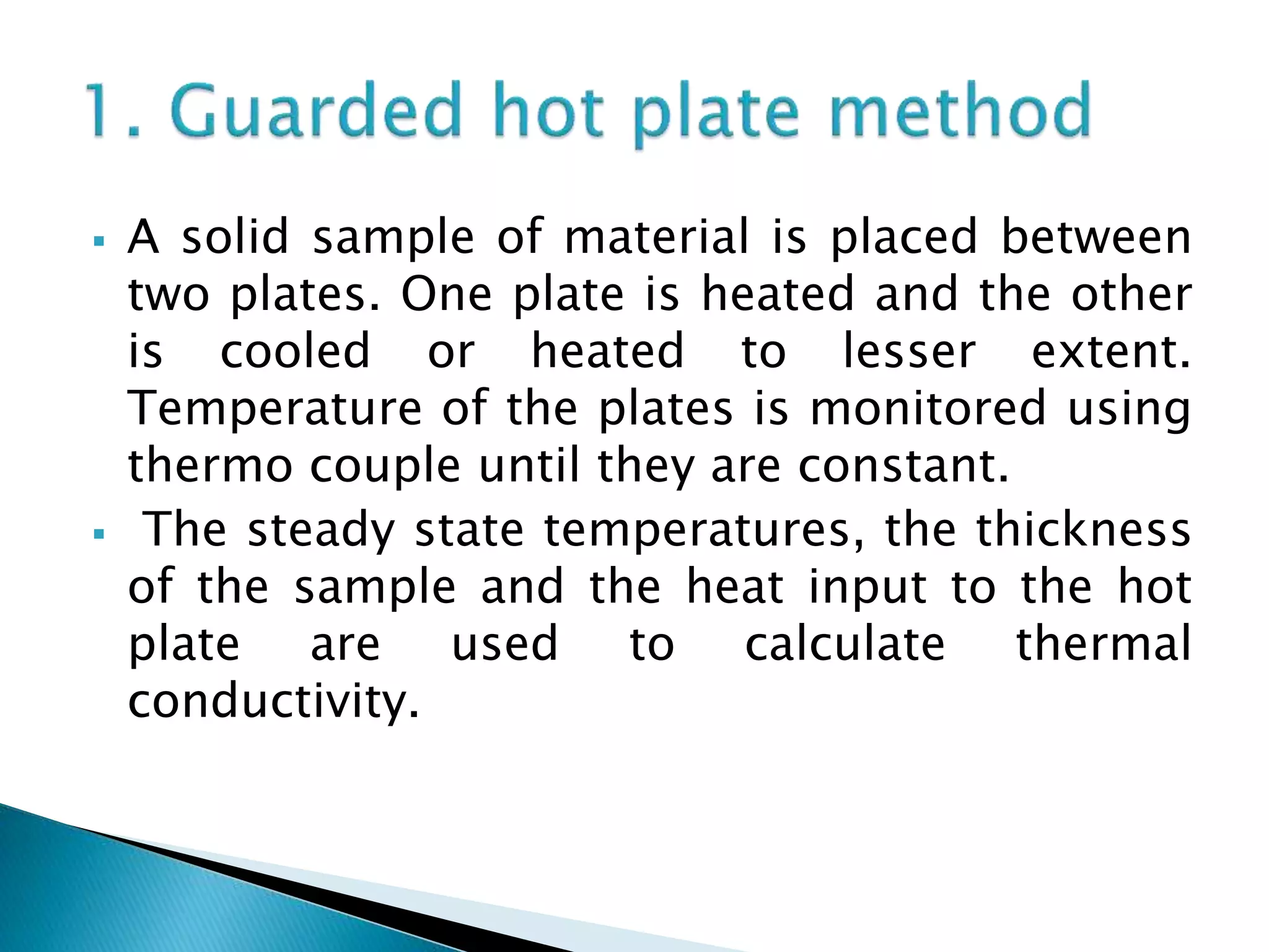 Determination Of Thermal Conductivity Pptx Physics Science