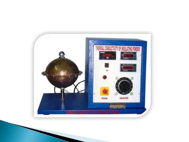 Determination Of Thermal Conductivity Pptx Physics Science