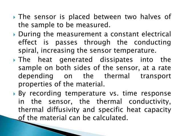 Determination Of Thermal Conductivity Pptx Physics Science