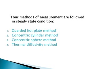 determination of thermal conductivity | PPTX