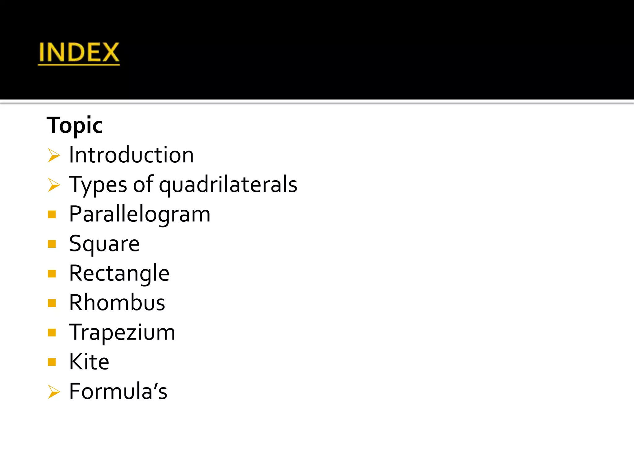 Quadrilateral | PPTX