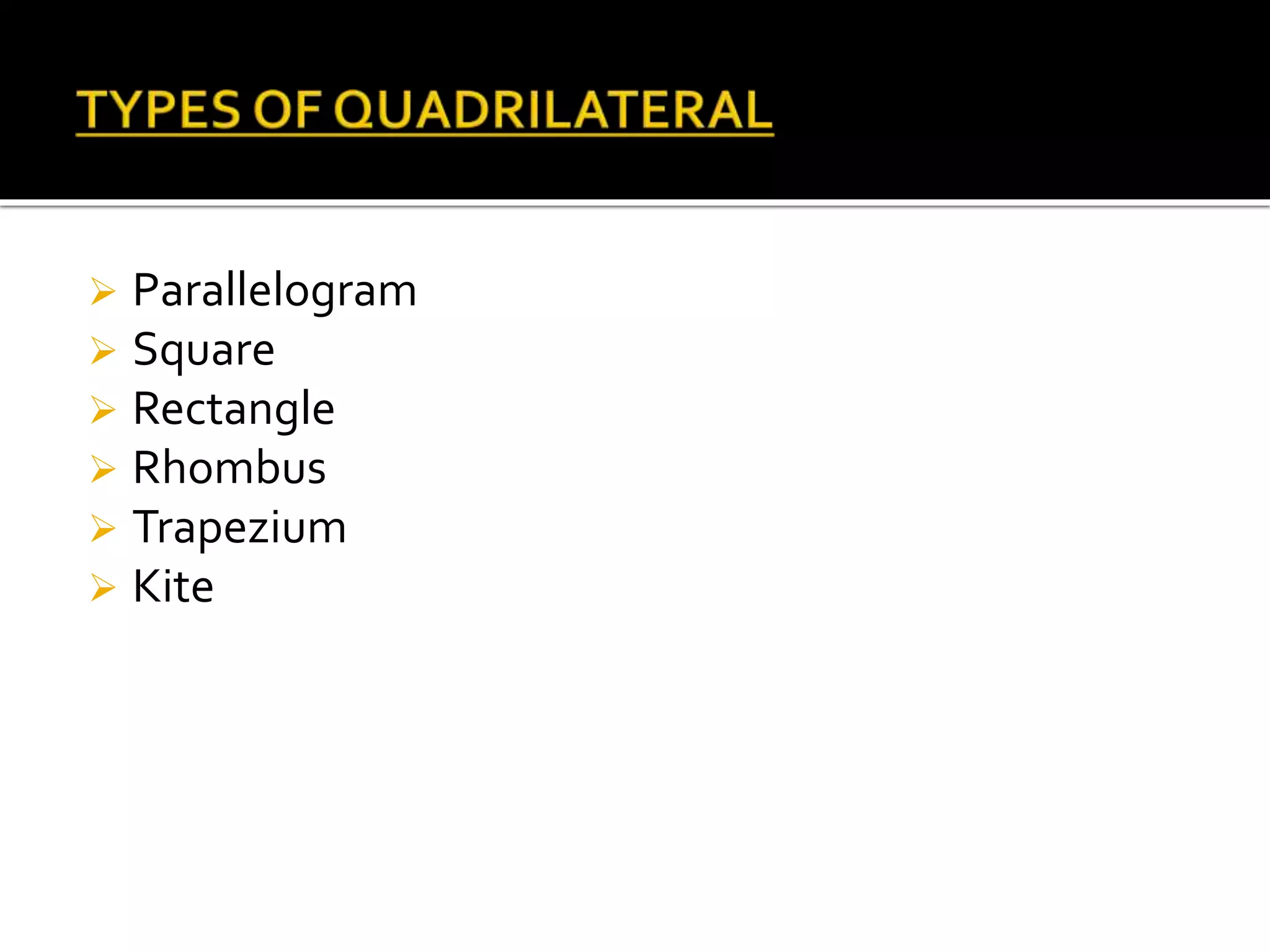Quadrilateral | PPTX