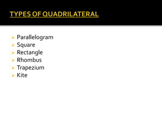 Quadrilateral | PPTX