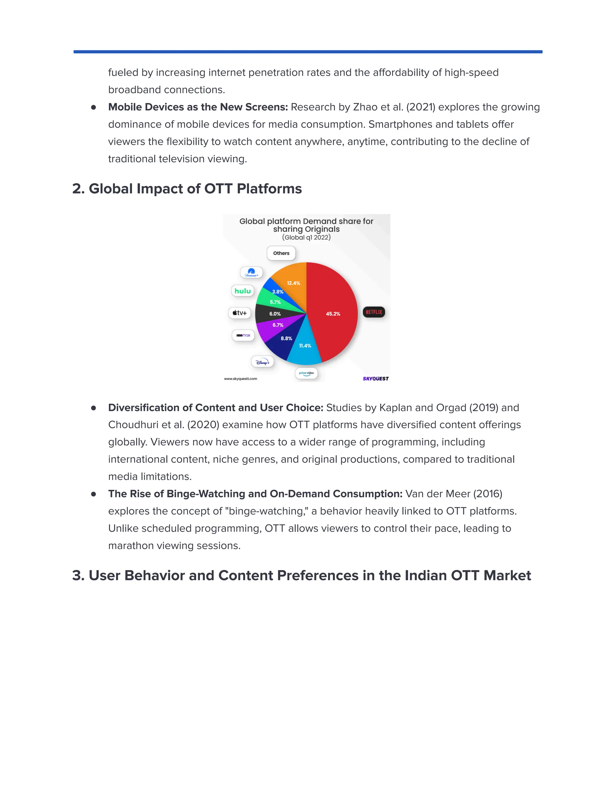 The Impact of OTT on Media Consumption Habits | PDF