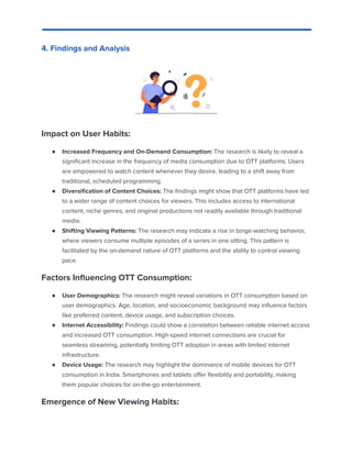 The Impact of OTT on Media Consumption Habits | PDF
