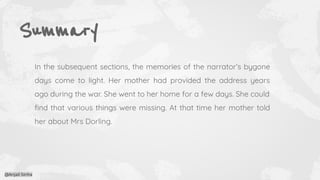 The Address | Summary | Marga Minco | Snapshot | Class 11 CBSE | PDF