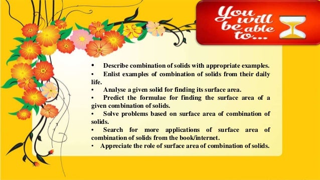 Surface Area of Combination of Solids | PPTX