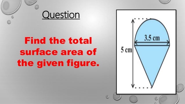 Surface Area of Combination of Solids | PPTX
