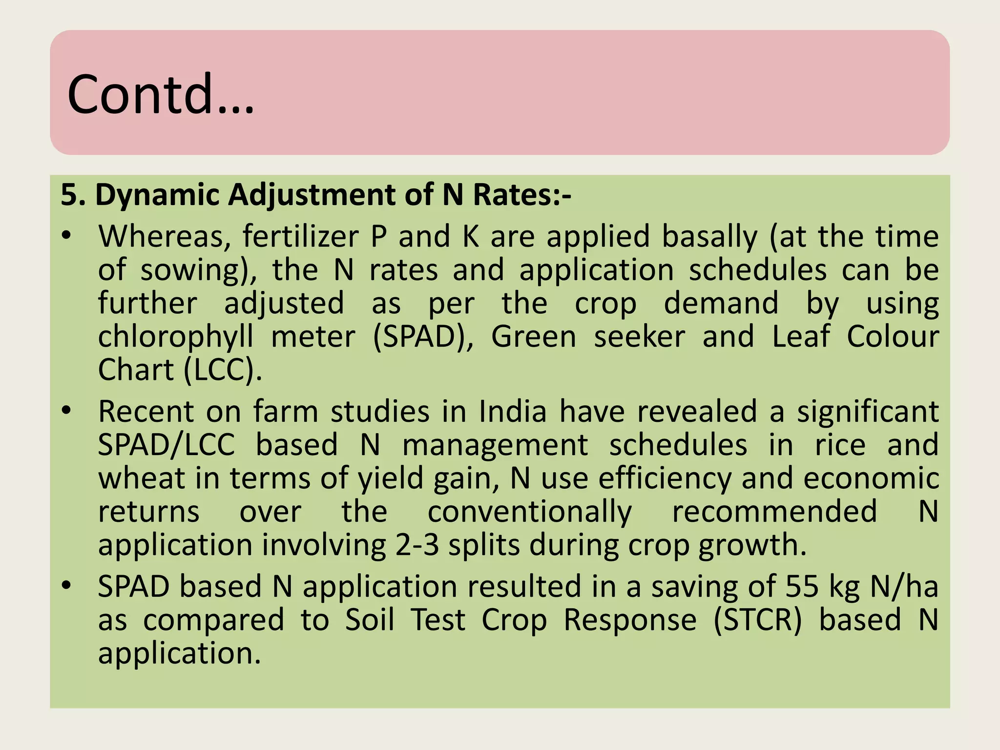 Site Specific nutrient Management for Precision Agriculture - Anjali ...