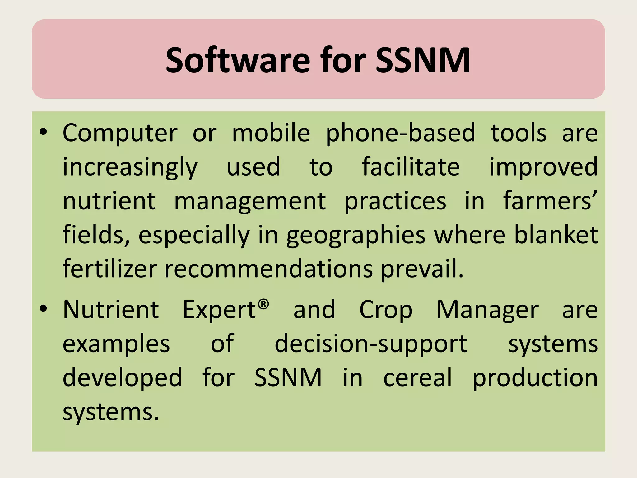 Site Specific nutrient Management for Precision Agriculture - Anjali ...