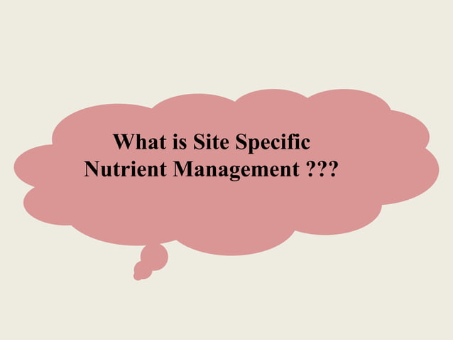 Site Specific nutrient Management for Precision Agriculture - Anjali ...