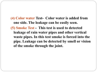 waste water drainage | PPTX