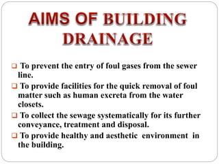 waste water drainage | PPTX