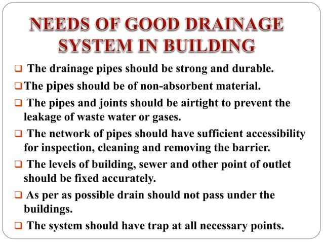 waste water drainage | PPTX | Indoor Environmental Quality | Home & Garden