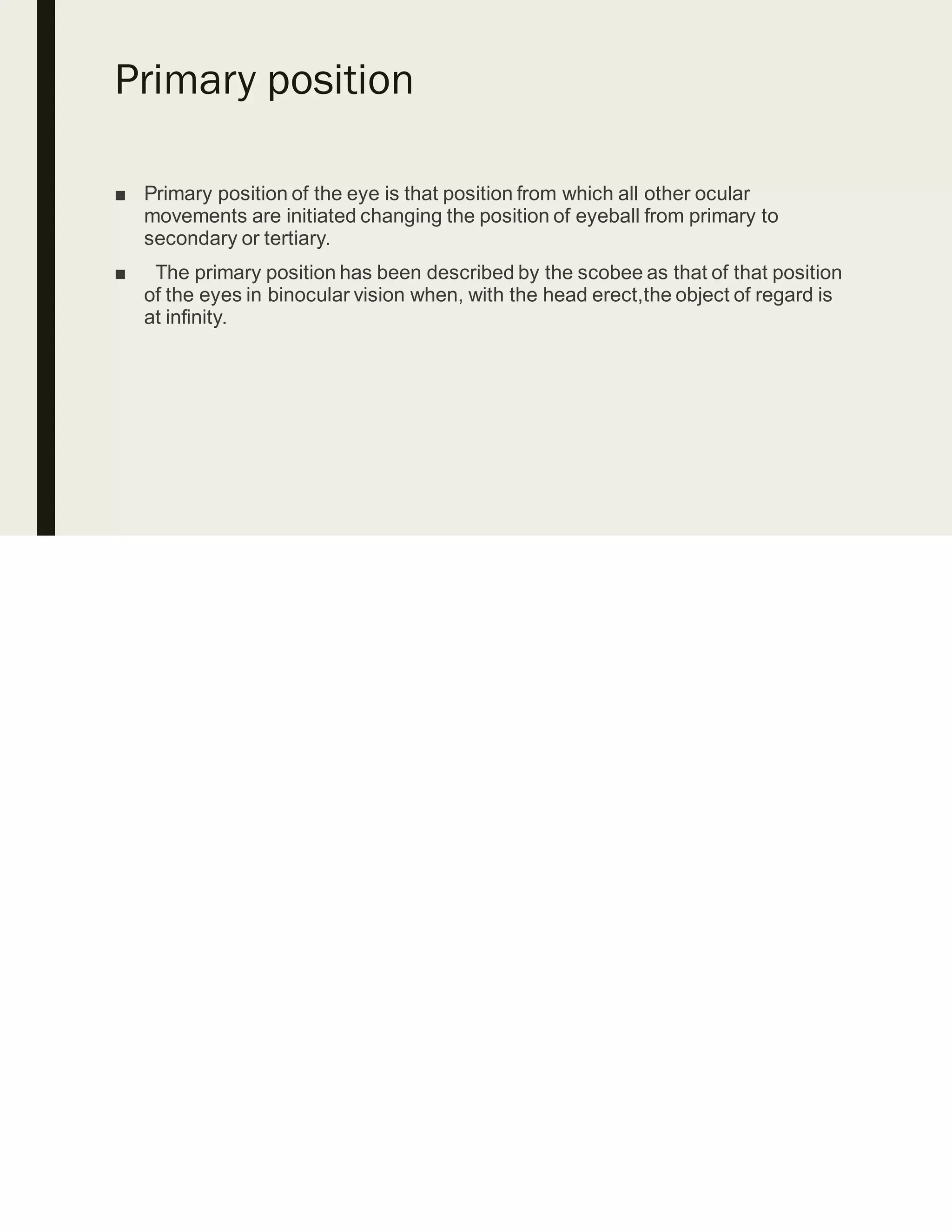 Position of gaze | PDF