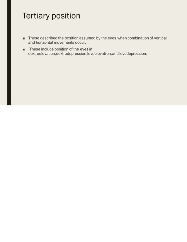 Position of gaze | PDF | Eye and Vision Conditions | Diseases and ...