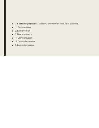 Position of gaze | PDF