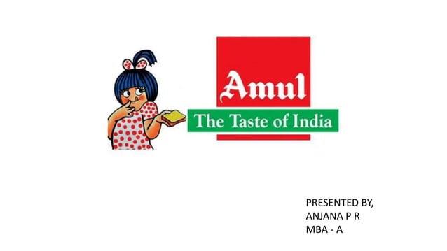 AMUL company ppt | PPT