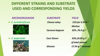 BIOBUTANOL- AN ADVANCED BIOFUEL | PPTX