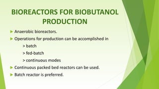 BIOBUTANOL- AN ADVANCED BIOFUEL | PPTX