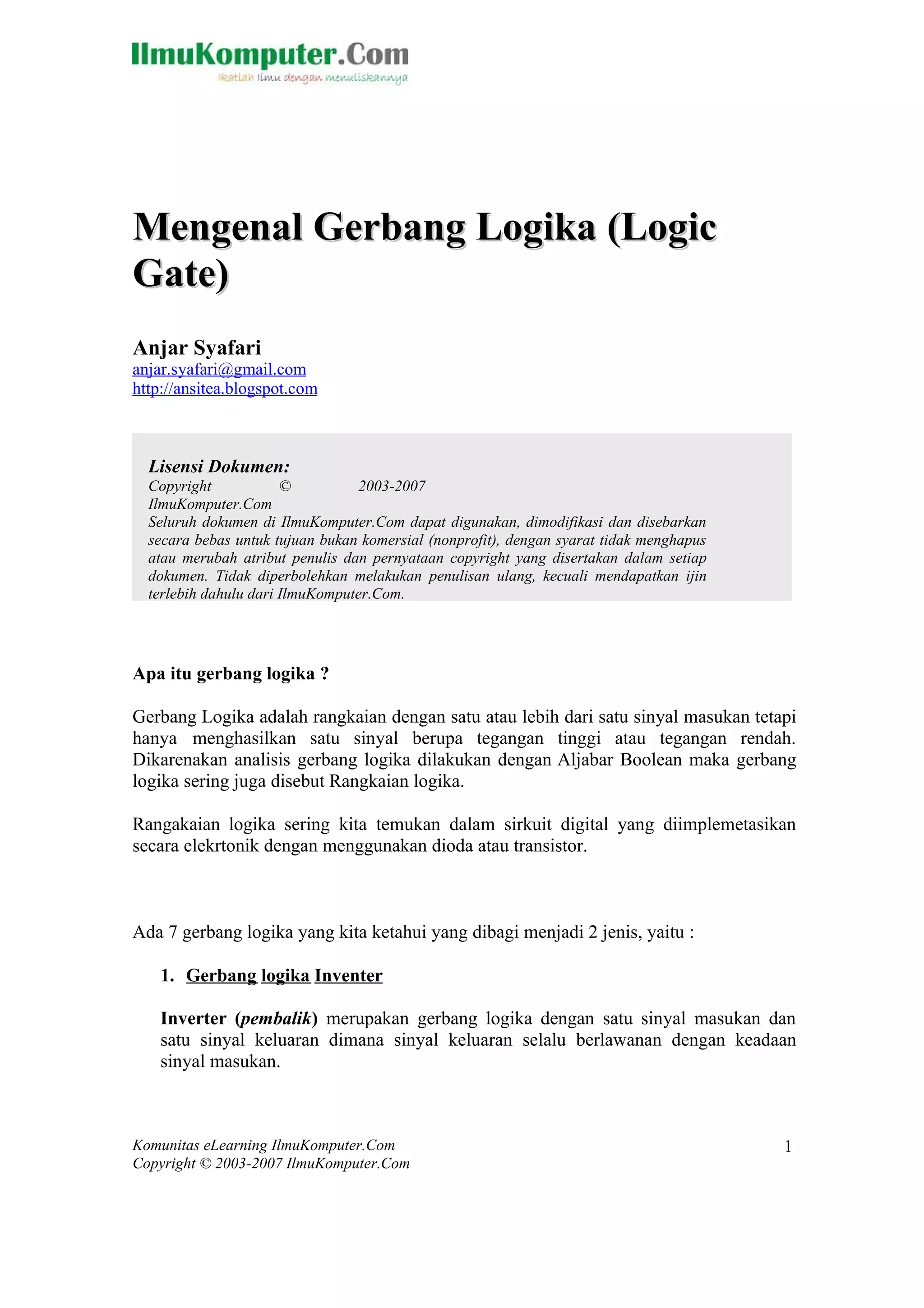 gerbang-logika | DOC