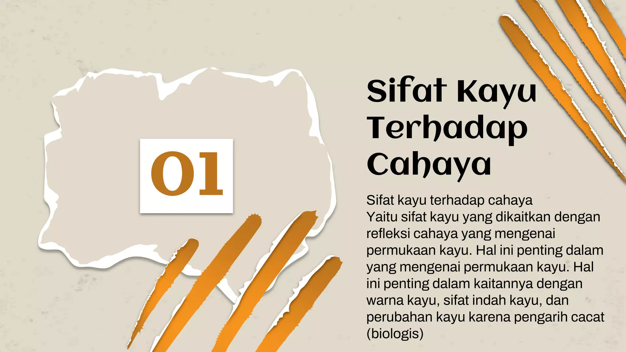 ANJELINA_PPT FISIKA KAYU_Sifat kayu terhadap cahayaFAKULTAS KEHUTANAN ...