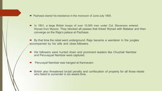 -Early resistance Pazhassi .pptx | Death, Injury, or Military Conflict ...