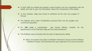 -Early resistance Pazhassi .pptx | Death, Injury, or Military Conflict ...