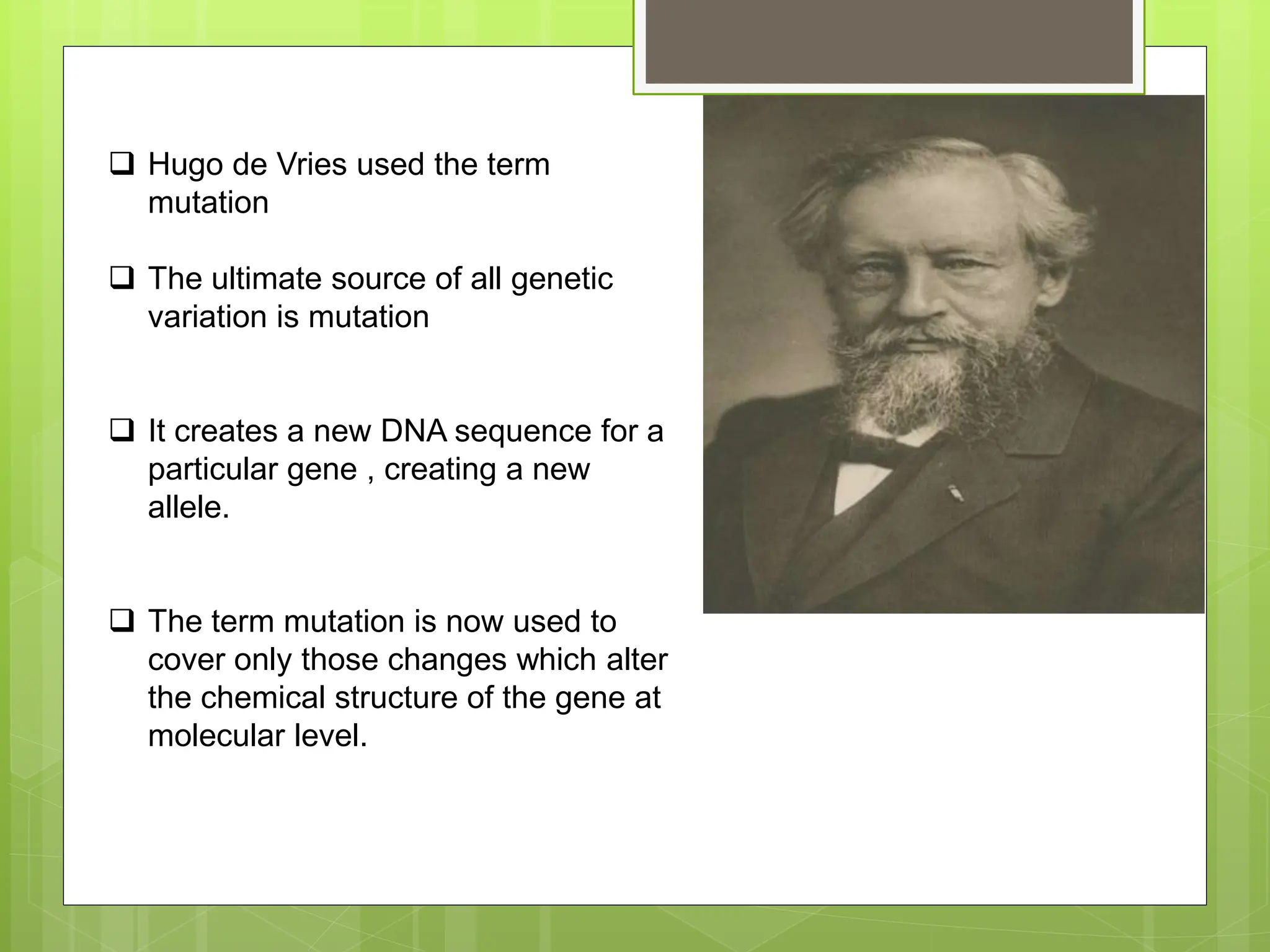 anju c s.pptx mutation evolution history | PPT